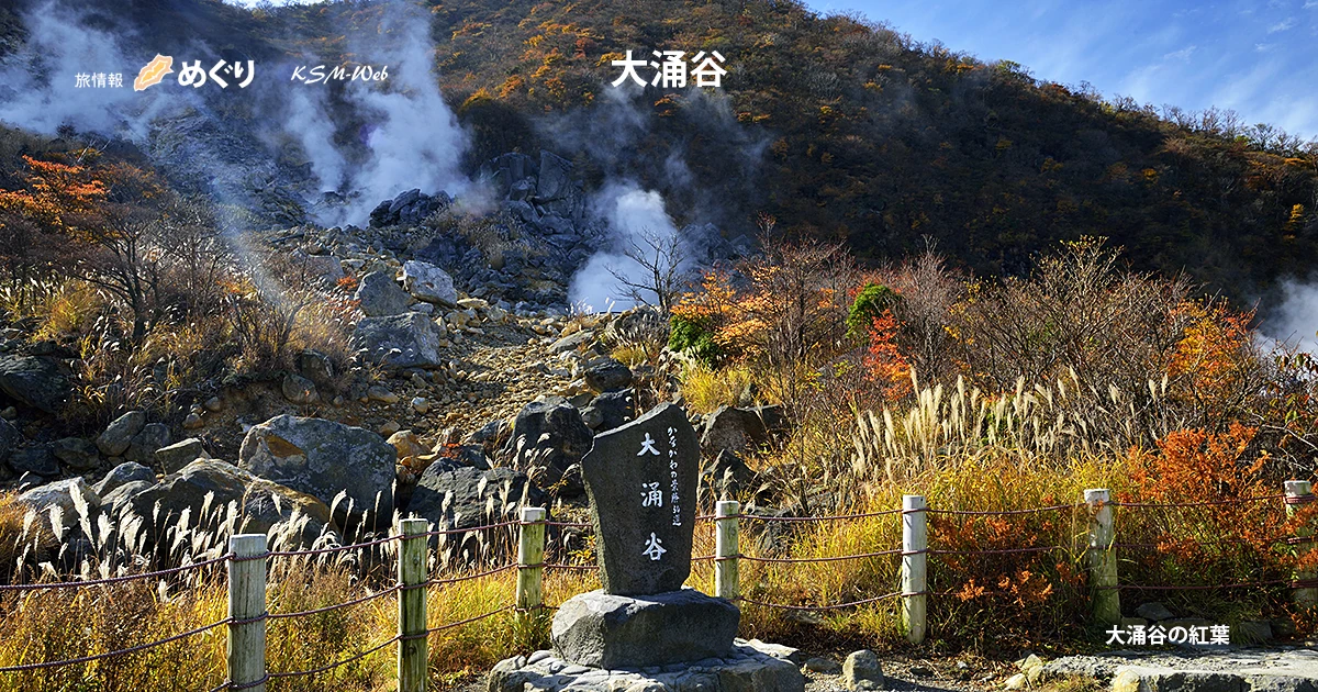 箱根大涌谷の景観